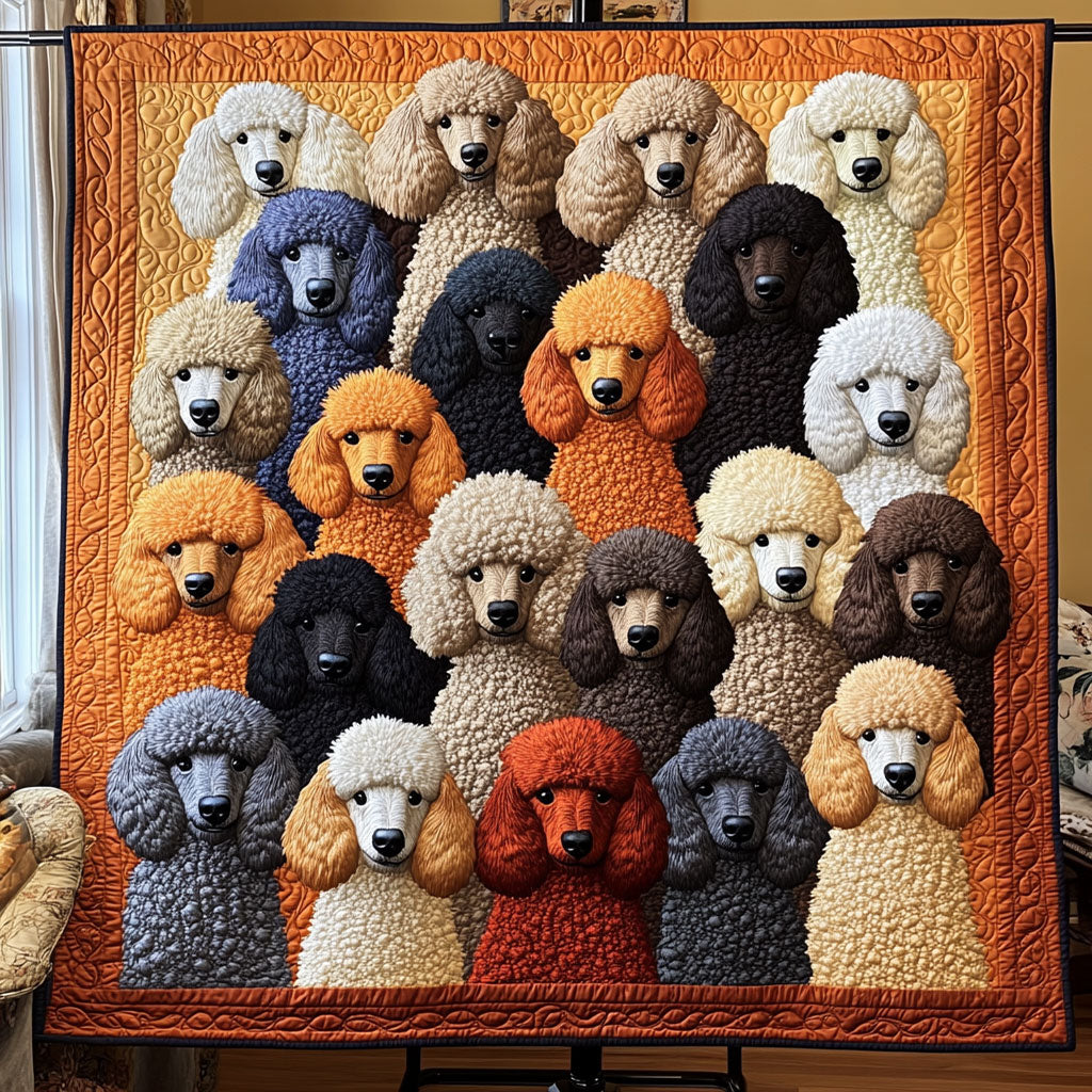 Poodle Cluster CP1911006CL Quilt – SnuggleDen