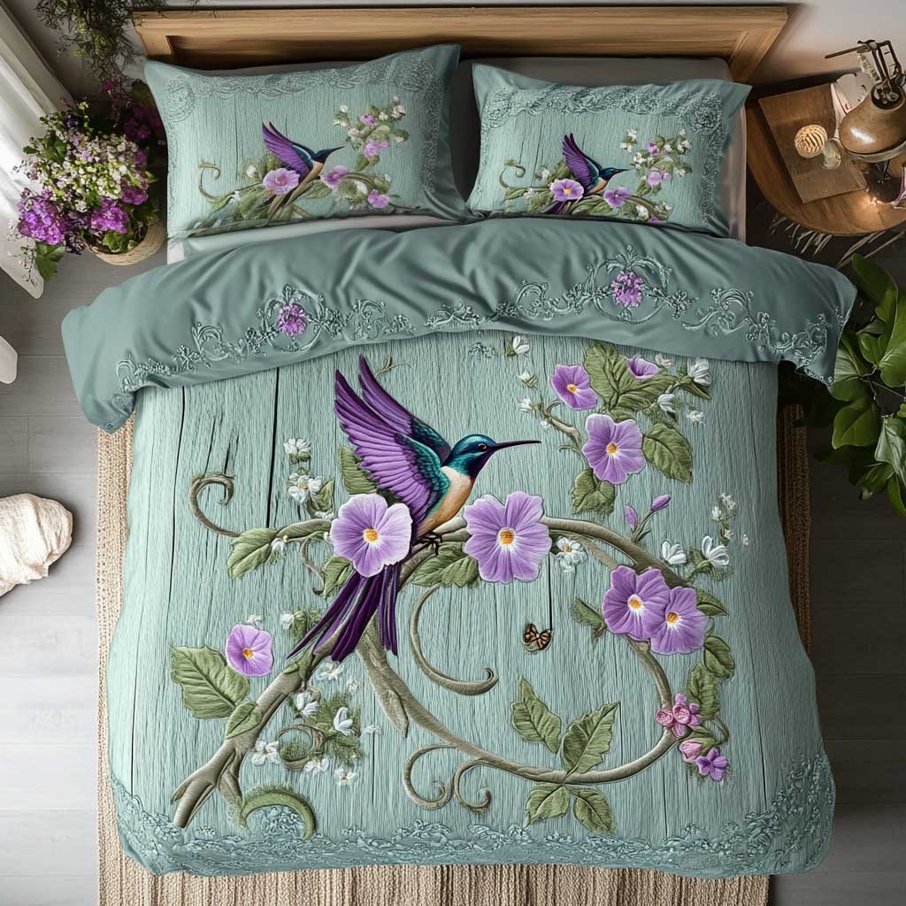 Hummingbird Delight WN2105037CL Duvet Cover Set – SnuggleDen