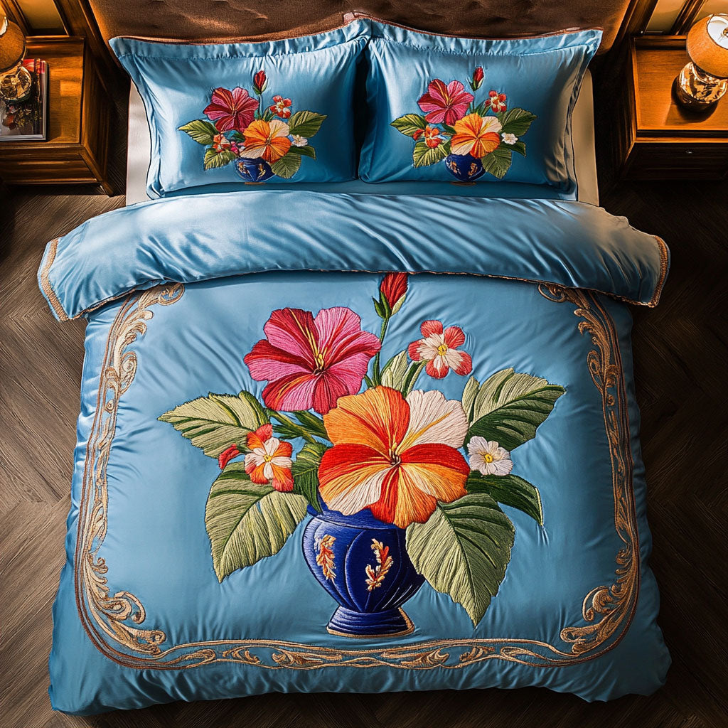 Hibiscus Rhythm WN1906006CL Duvet Cover Set – SnuggleDen