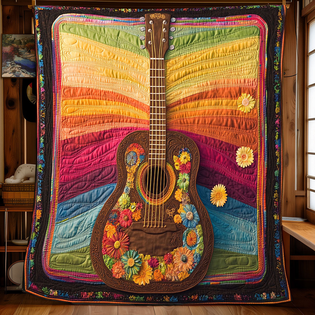 Hippie Melody Bloom WP2003033CL Quilt – SnuggleDen