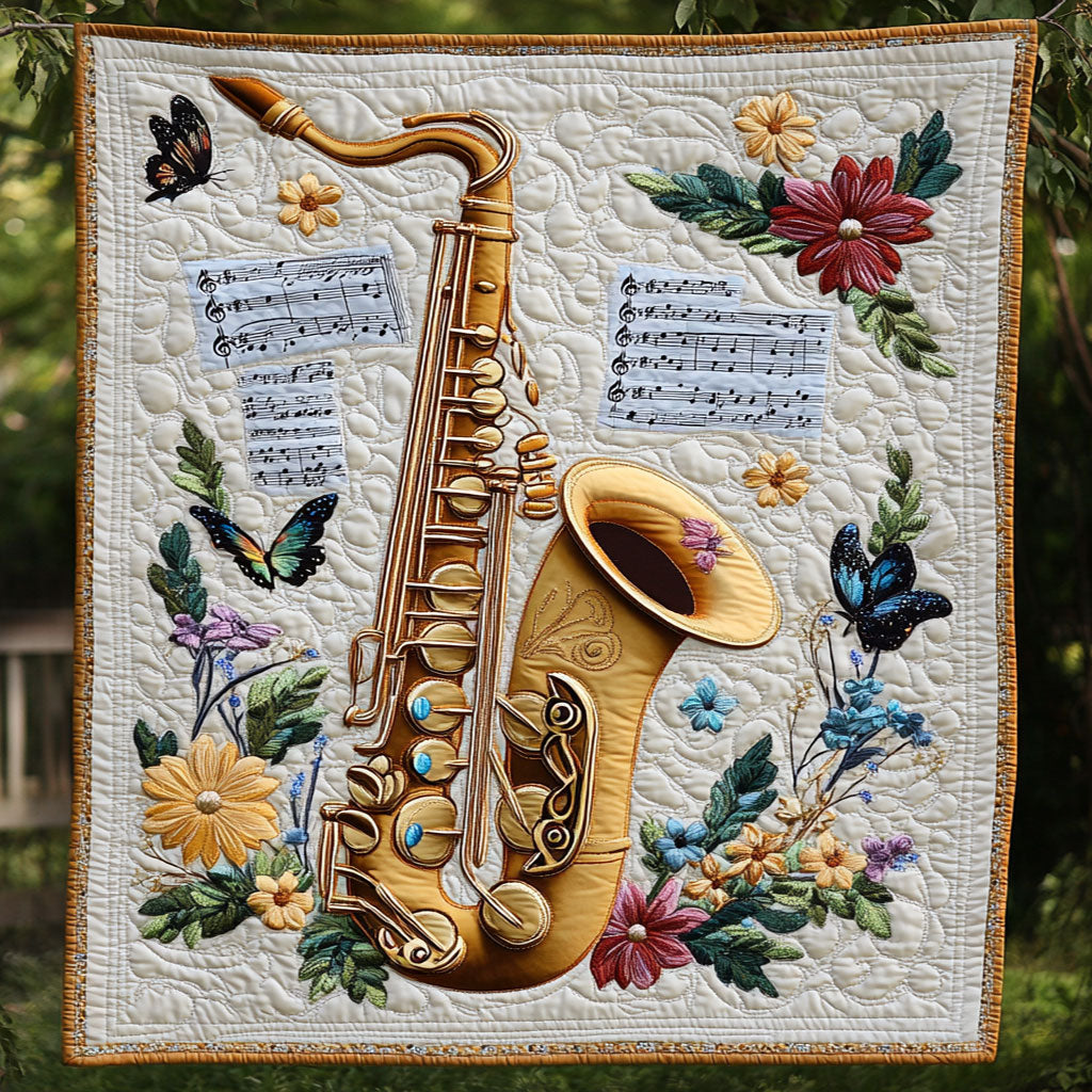 Saxophone Rhythm WN2409054CL Quilt – SnuggleDen