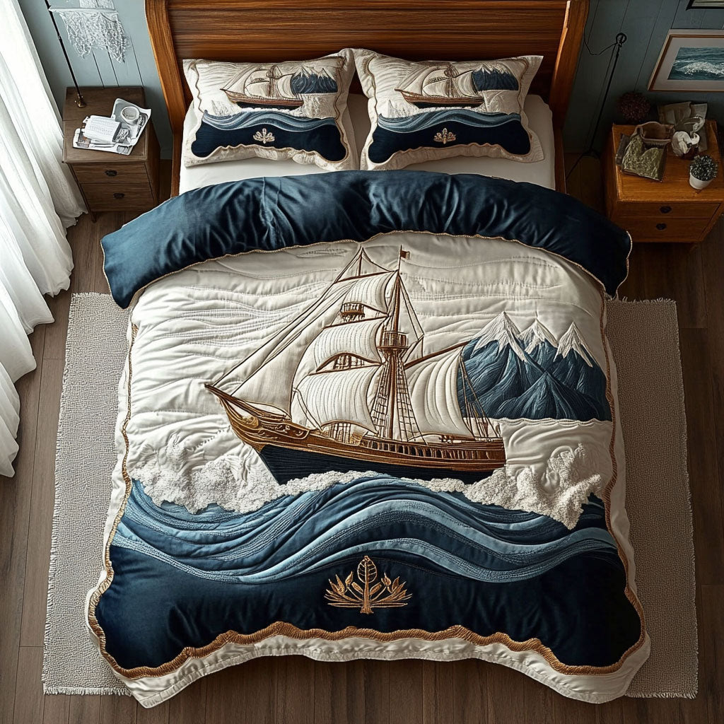 Forever Ice Sailboat WN0809045CL Duvet Cover Set – SnuggleDen