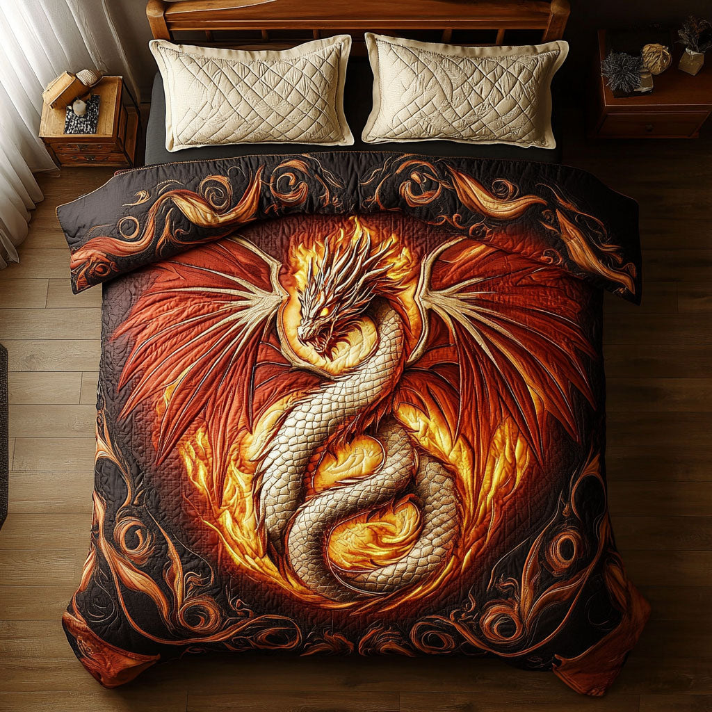 Eternal Flame Dragon CW0609013CL Duvet Cover Set – SnuggleDen