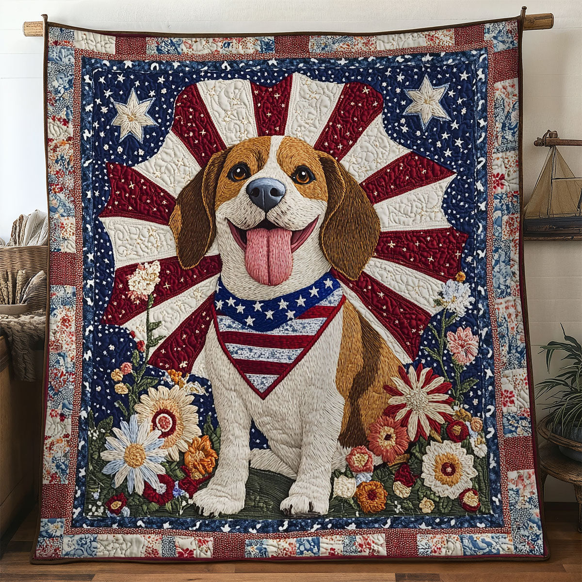 Starry Beagle Night WN1306060CL Quilt – SnuggleDen
