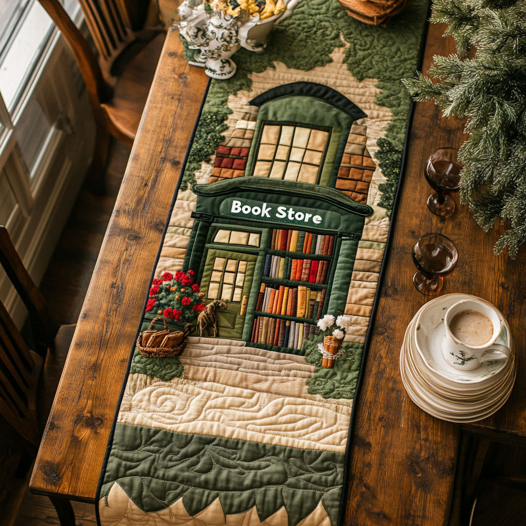 Book Store WJ1405017CL Quilted Table Runner – SnuggleDen