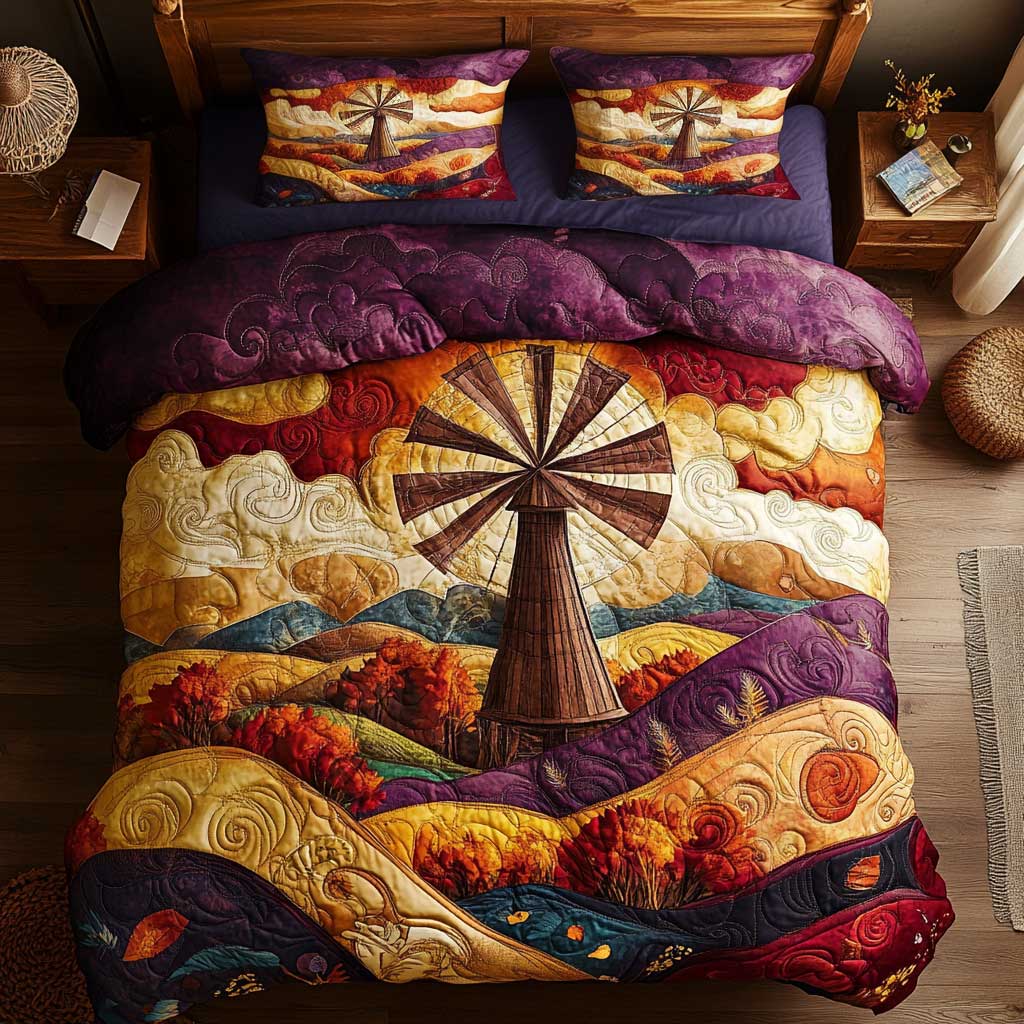 Windmill In The Sunset WN2304006CL Duvet Cover Set – SnuggleDen