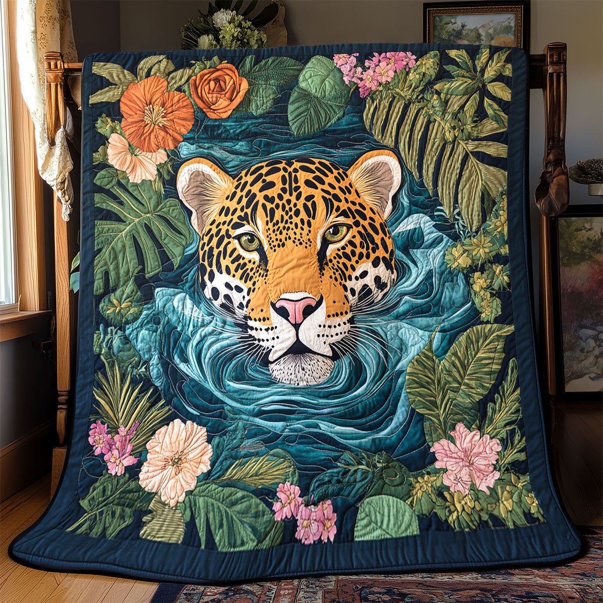 Floral Leopard CP1401001CL Quilt – SnuggleDen