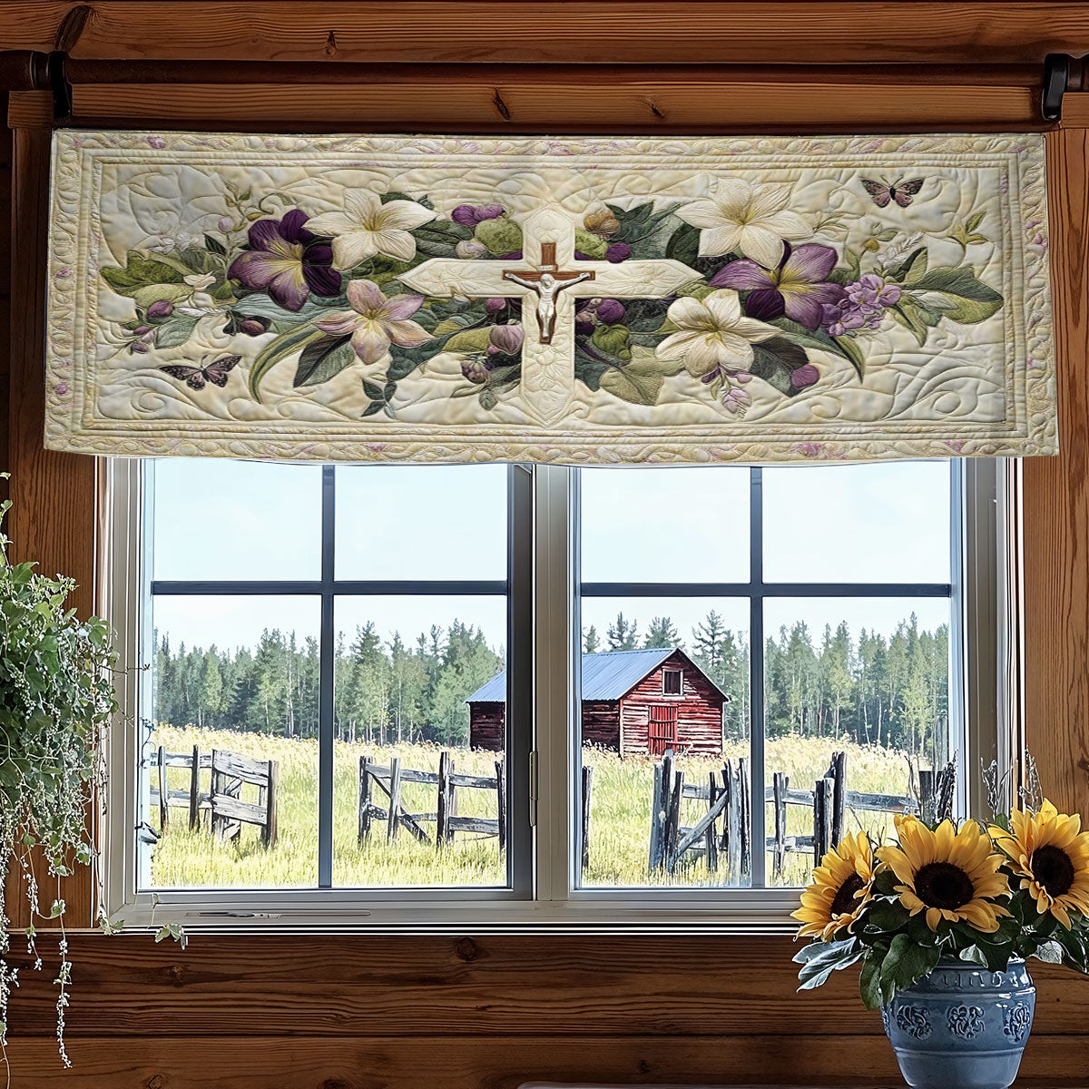 Shining Cross WN2003042CL Quilted Valance – SnuggleDen
