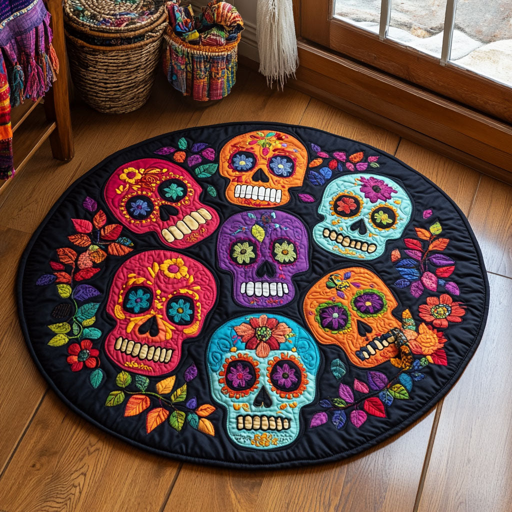 Sugar Whirl WJ0708143CL Quilted Round Mat – SnuggleDen