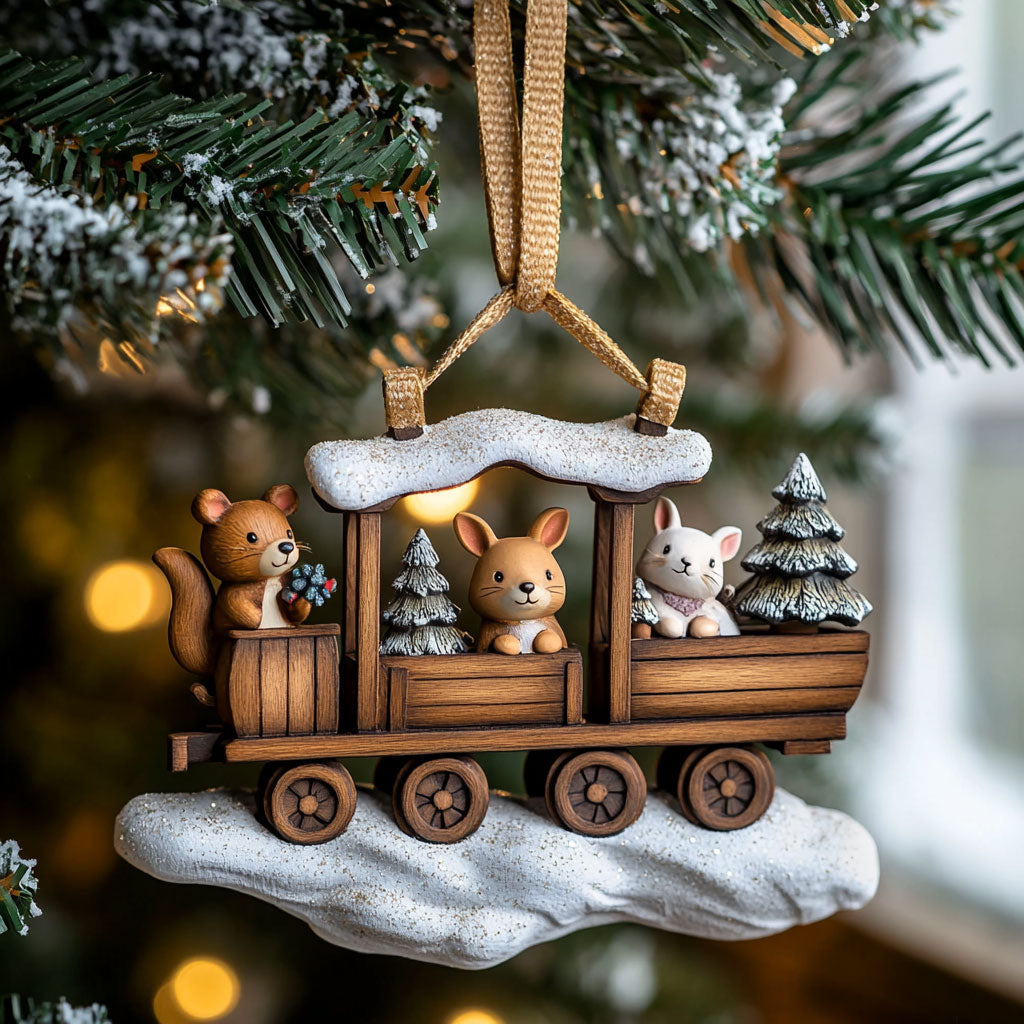 Woodland Express Train WJ2711166CL Christmas Ornament – SnuggleDen